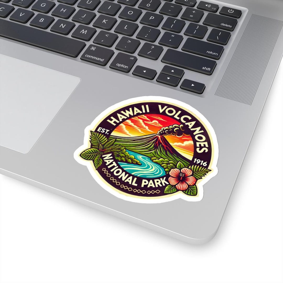 Hawaii Volcanoes National Park Sticker, Decal - Etsy