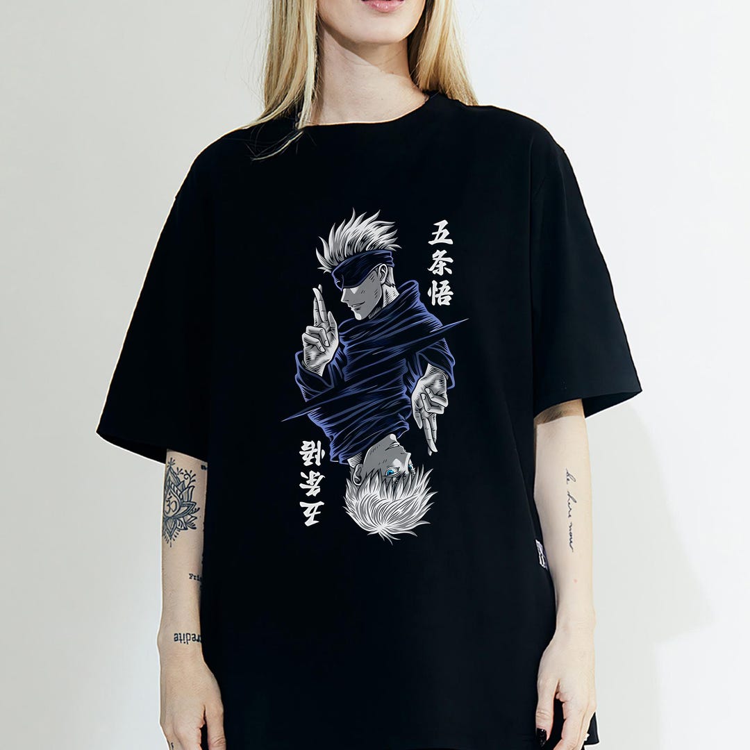 Gojo Satoru Shirt, Jujutsu Kaisen Shirt, Gojo Shirt, Anime Shirt, Gift ...