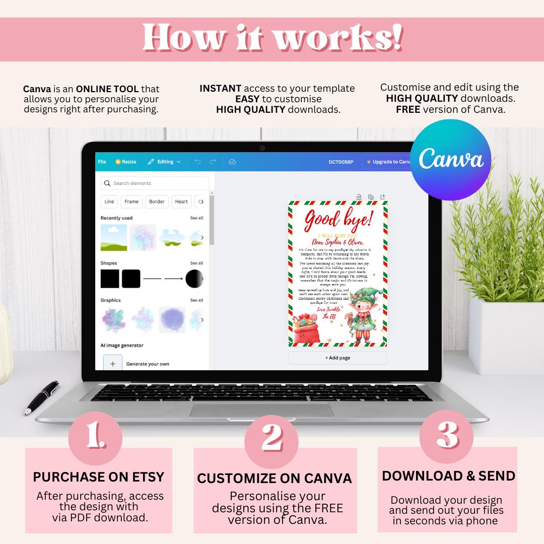 Editable Elf Arrival Letter From Santa, Elf Arrival Letter, First Time ...