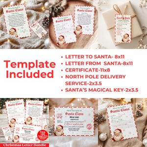 Christmas Eve Box Bundle Letter to Santa, Christmas Mega Bundle Santa ...