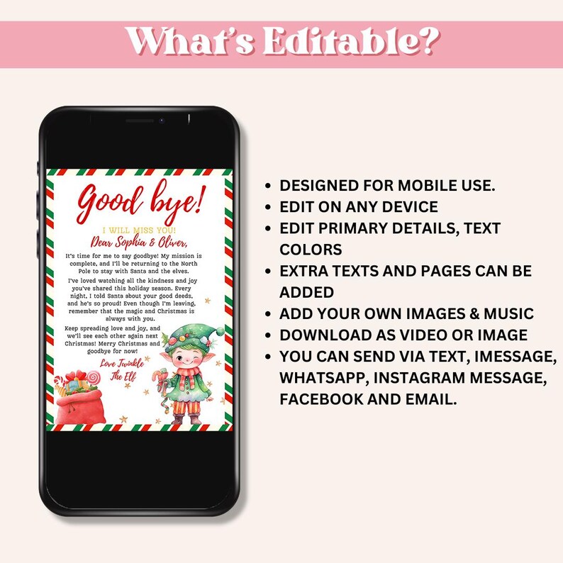 Editable Elf Arrival Letter From Santa, Elf Arrival Letter, First Time ...