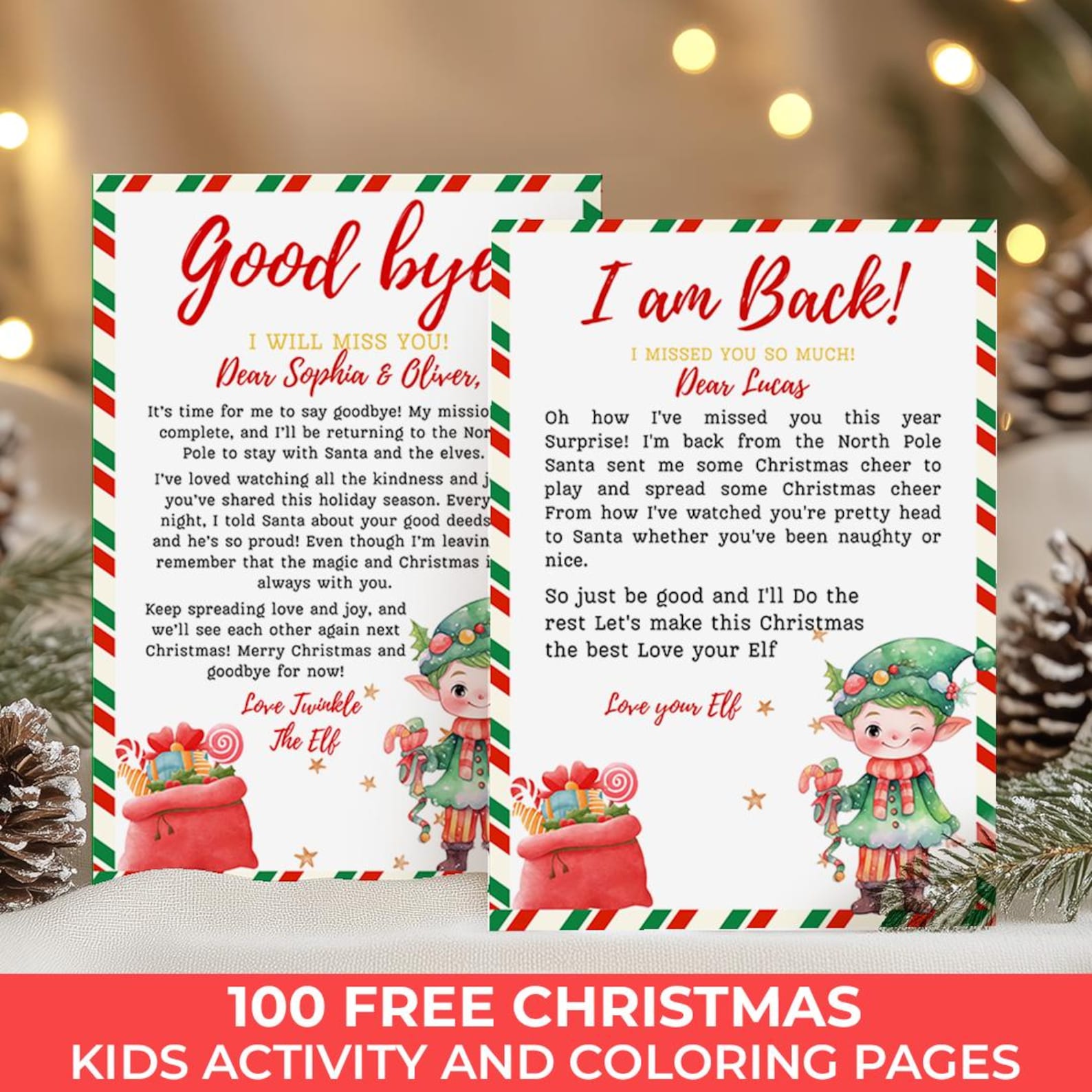 Editable Elf Arrival Letter From Santa, Elf Arrival Letter, First Time ...