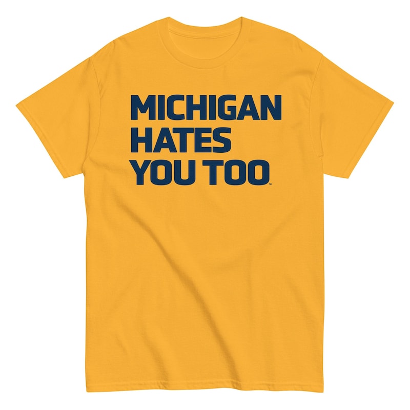 Hate Michigan - Etsy