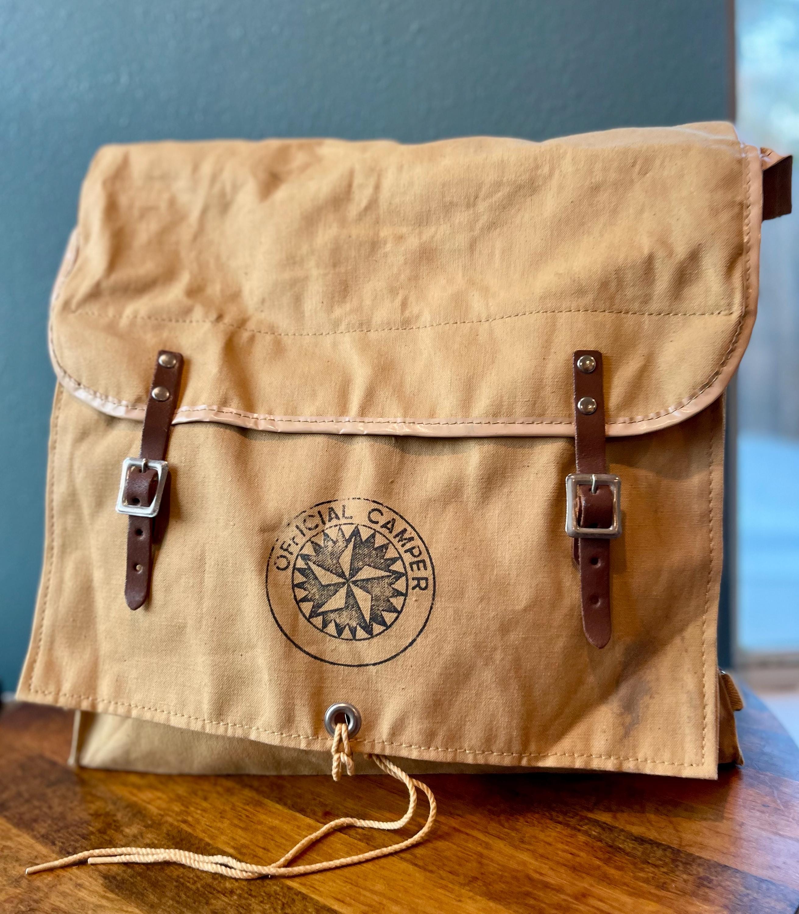 Vintage 1950s Boy Scout Yucca Backpack – Made in Japan – Canvas ...