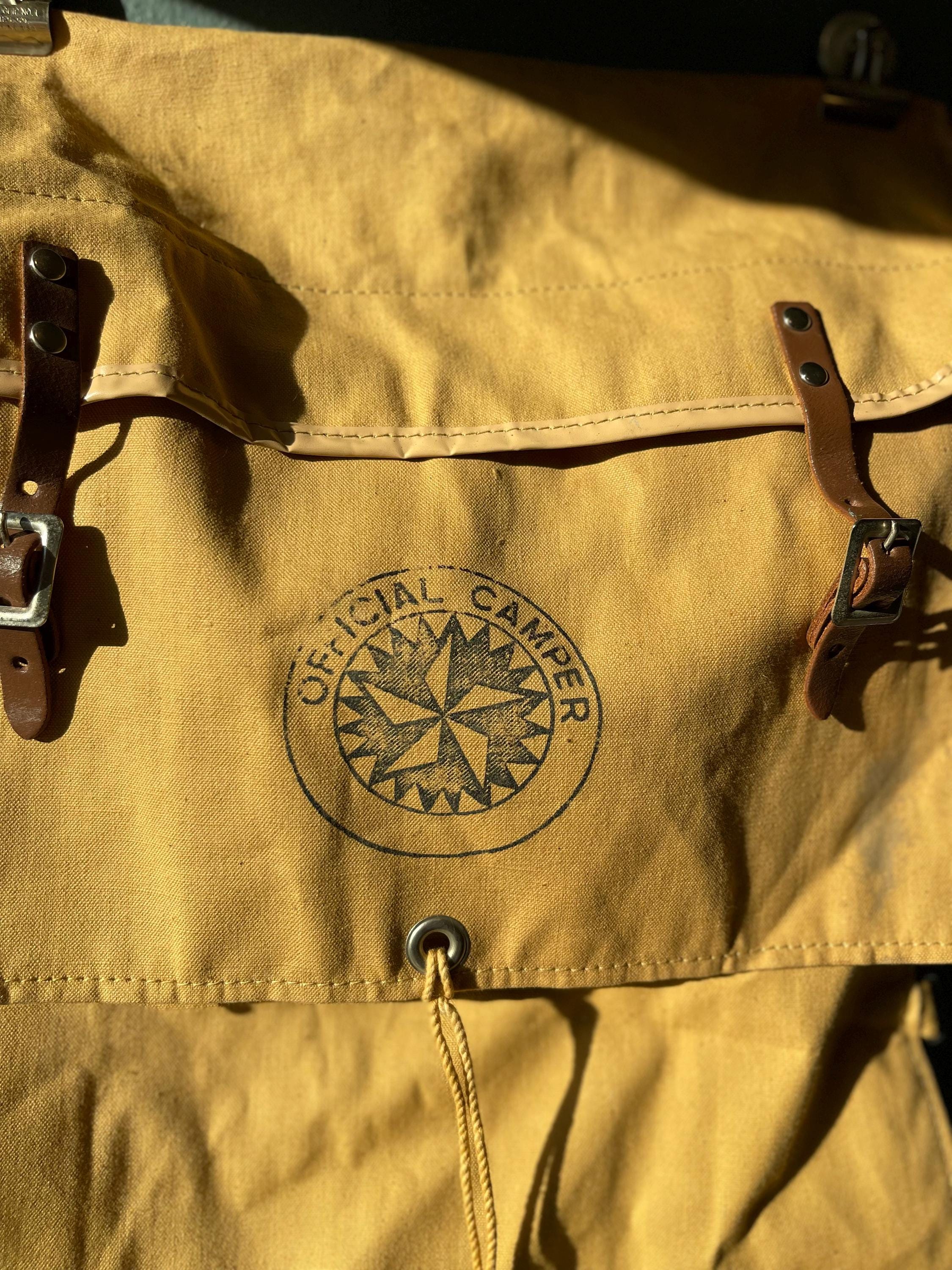 Vintage 1950s Boy Scout Yucca Backpack – Made in Japan – Canvas ...