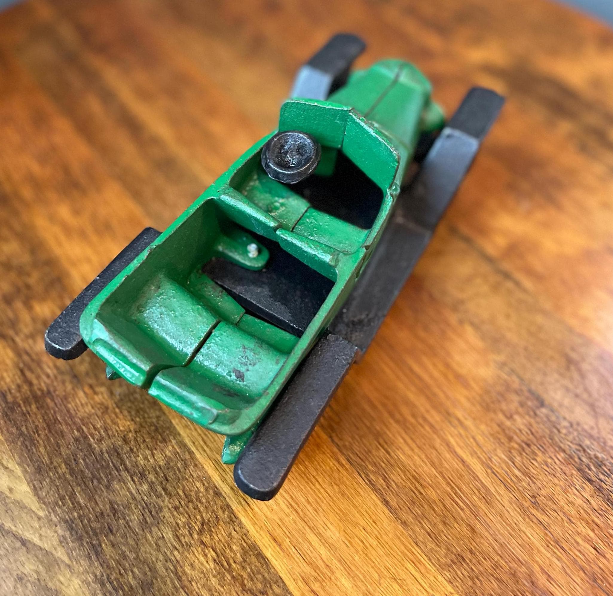 Vintage Cast Iron Toy Car – Mid-century Open Top Design, Collectible ...