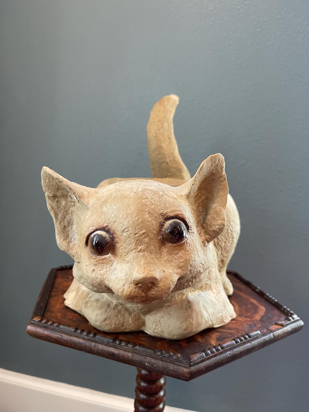 Vintage Sphinx Hairless Cat Pottery Signed by Anthony Freeman Mcfarlin ...