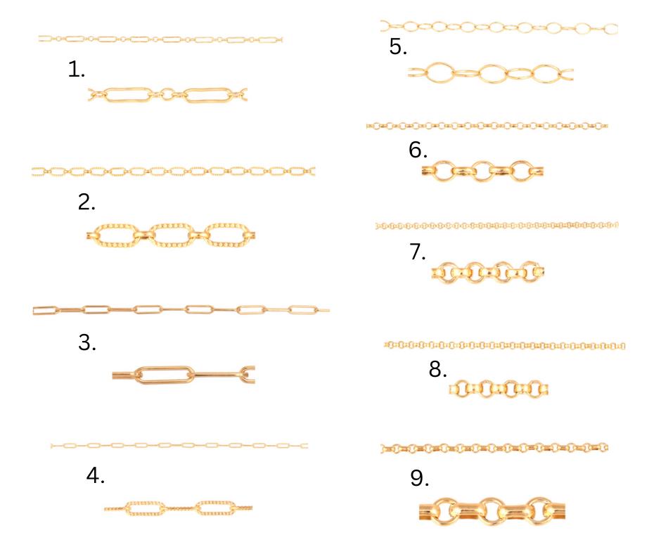 14K Gold Filled Chain by the Foot Permanent Jewelry Chain Made in the ...