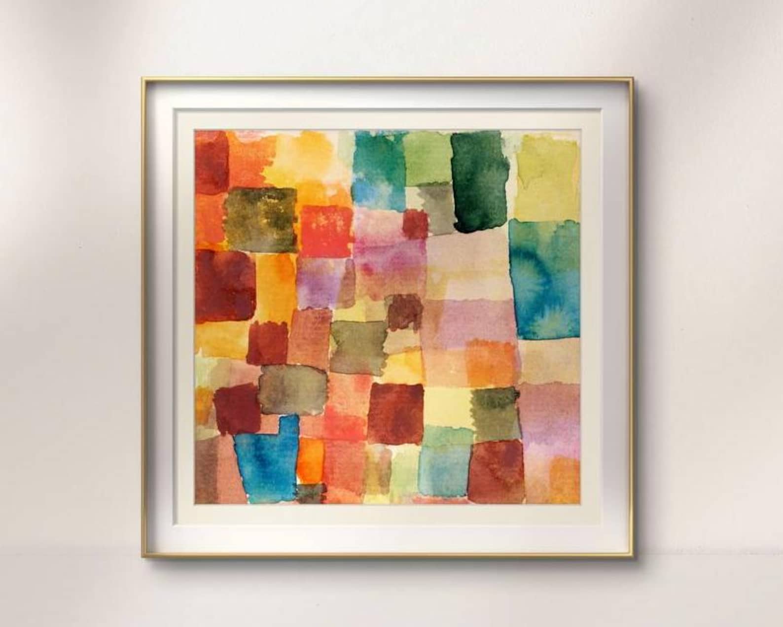 Paul Klee Poster, Klee Print, Colorful Abstract Painting, Famous Artist ...