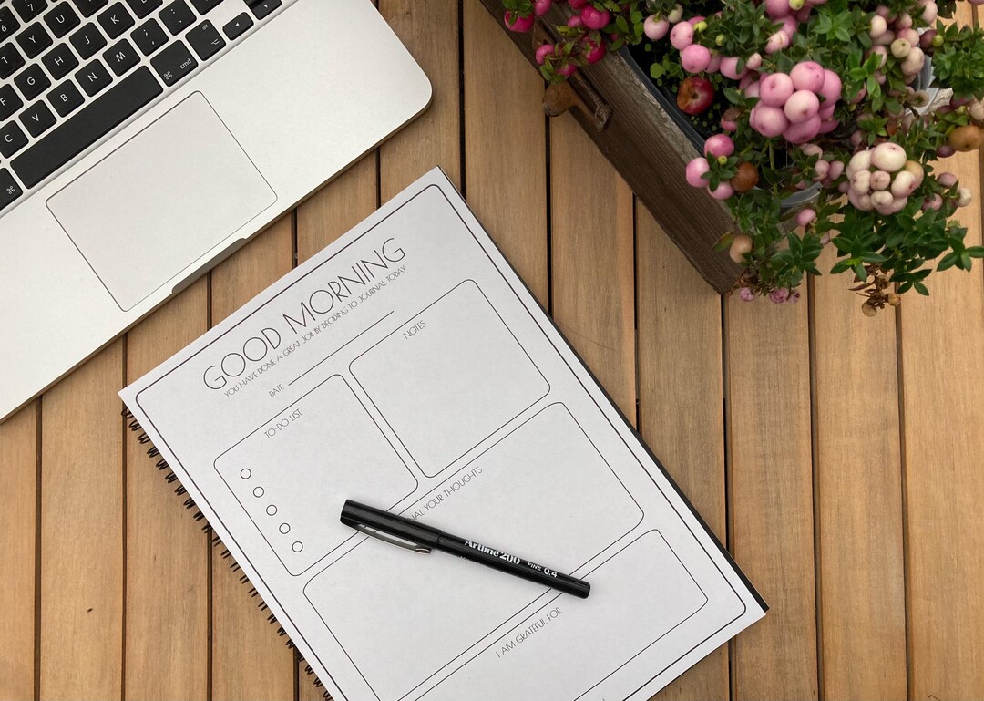 Morning Journal Printable Worksheet - Etsy