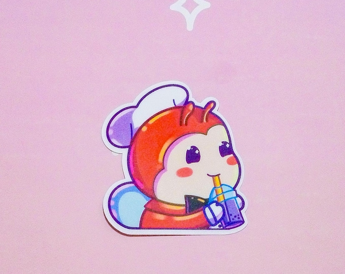 Jollibee Boba Ube Cooler Sticker - Vibrant Vinyl Design, Weather & UV ...