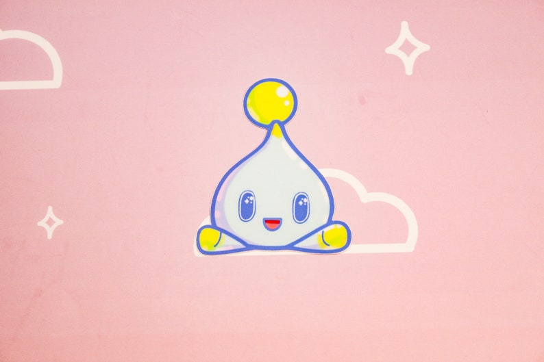 Cute Chao Sonic Adventure Vinyl Sticker - Durable, Water and UV ...