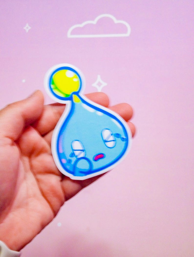 Cute Chao Sonic Adventure Vinyl Sticker - Durable, Water and UV ...