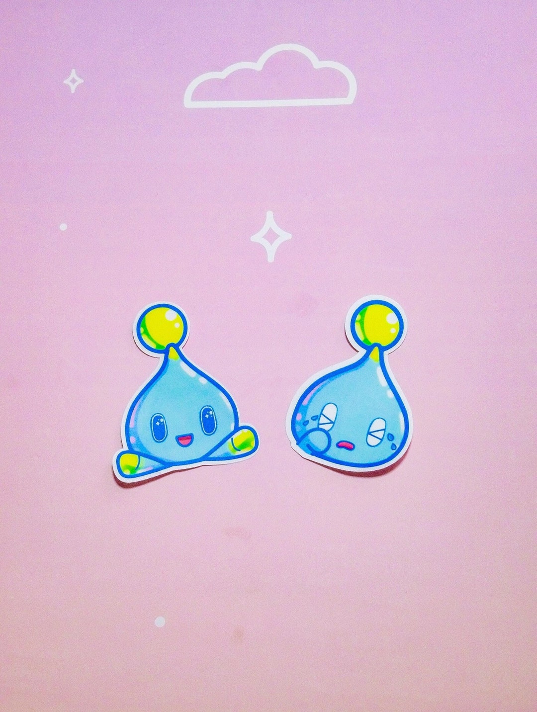 Cute Chao Sonic Adventure Vinyl Sticker - Durable, Water and UV ...