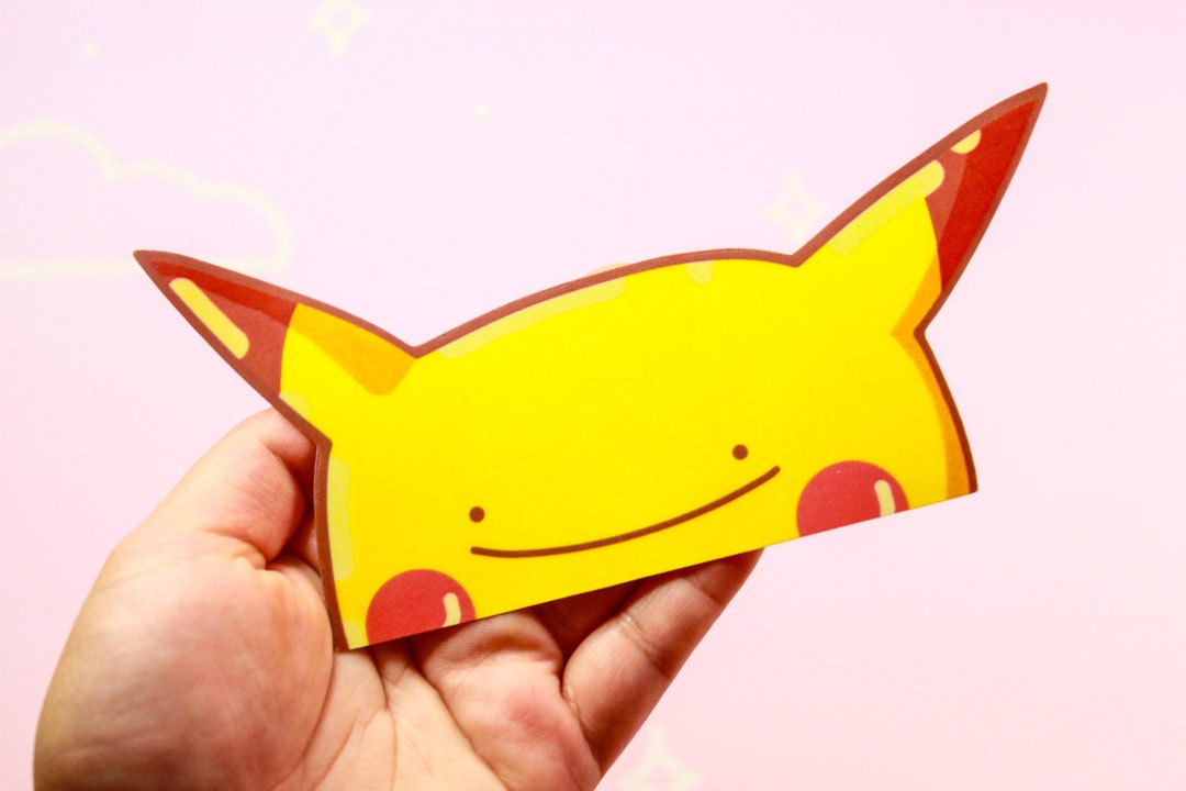 Ditto Pika Peeker Vinyl Sticker UV Resistant Laptop Decal & - Etsy