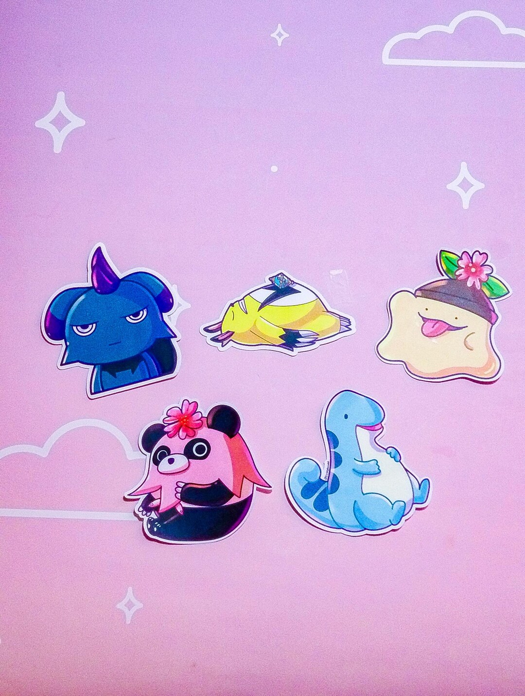 Palworld Sticker Decal | Food Water Bottle Locker Cute Flair Video ...