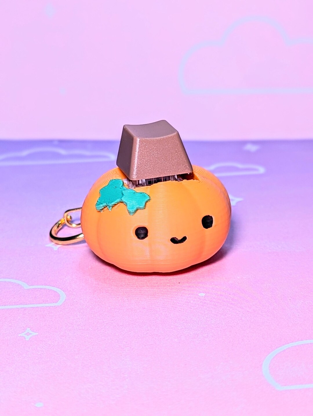 Jack-o'-lantern Halloween Keycap Pumpkin-themed Mechanical Keyboard ...