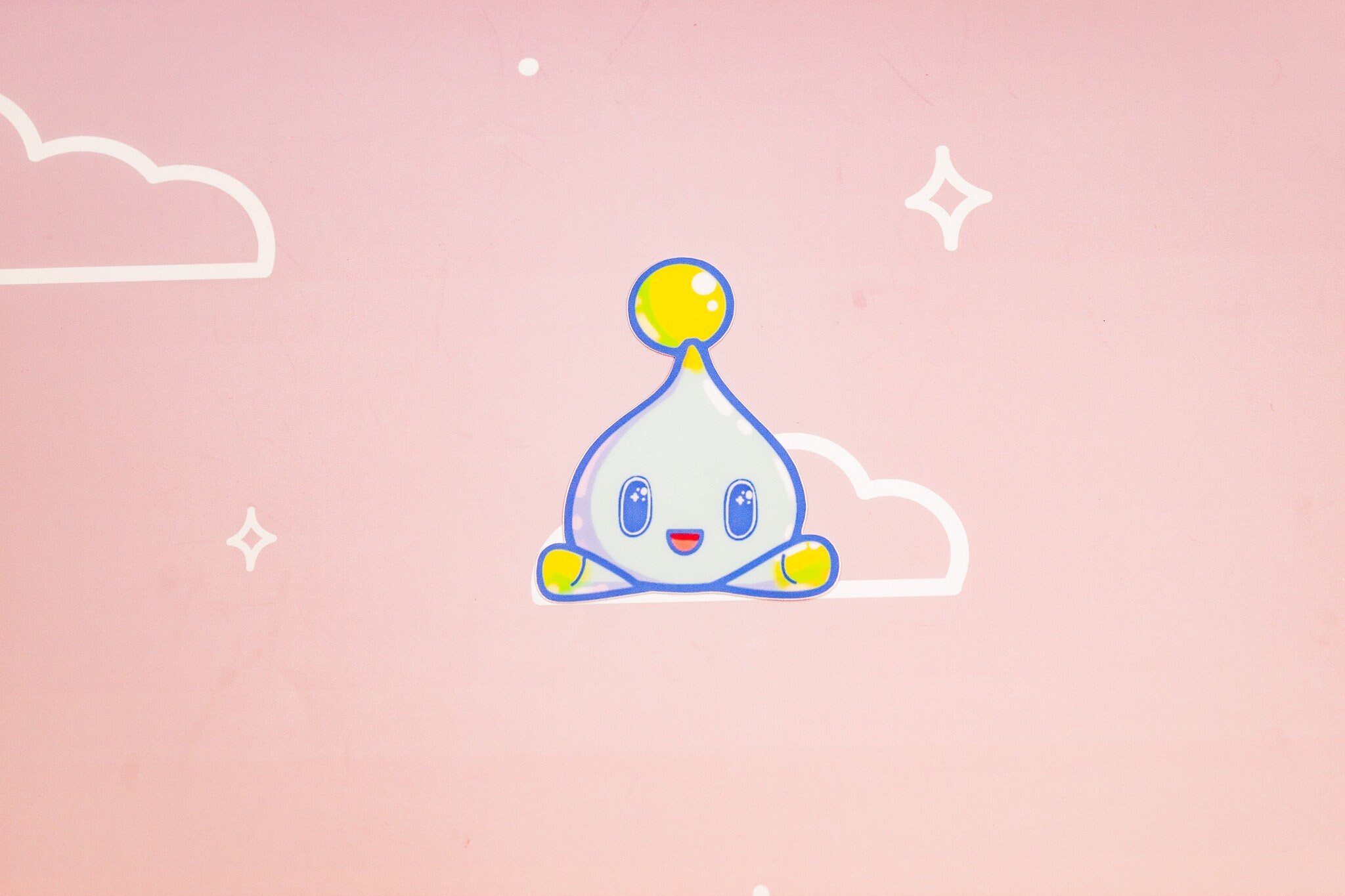 Cute Chao Sonic Adventure Vinyl Sticker - Durable, Water and UV ...