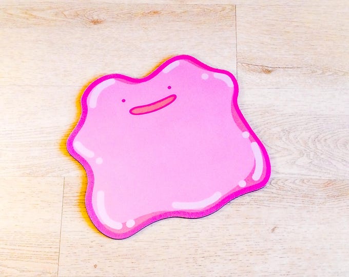 Ditto Die Cut Deskmat | Cute Desk Accessory | Unique Mouse Pad | Kawaii ...