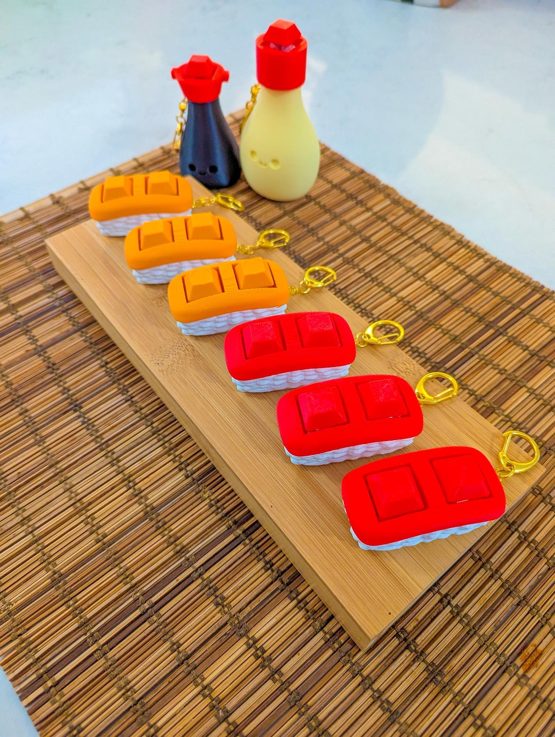 Sushi Fidget Toy | Clicker | Japanese Food Stress Relief | Kawaii Desk ...