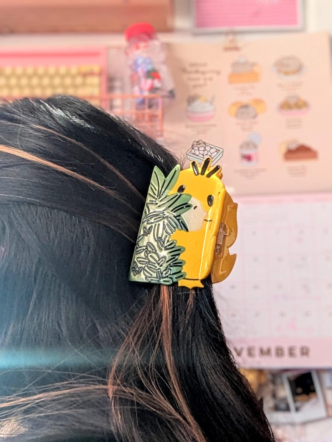 Psyduck Inspired Hair Claw Poke Hair Clip Cute Yellow Psyduck Hair ...