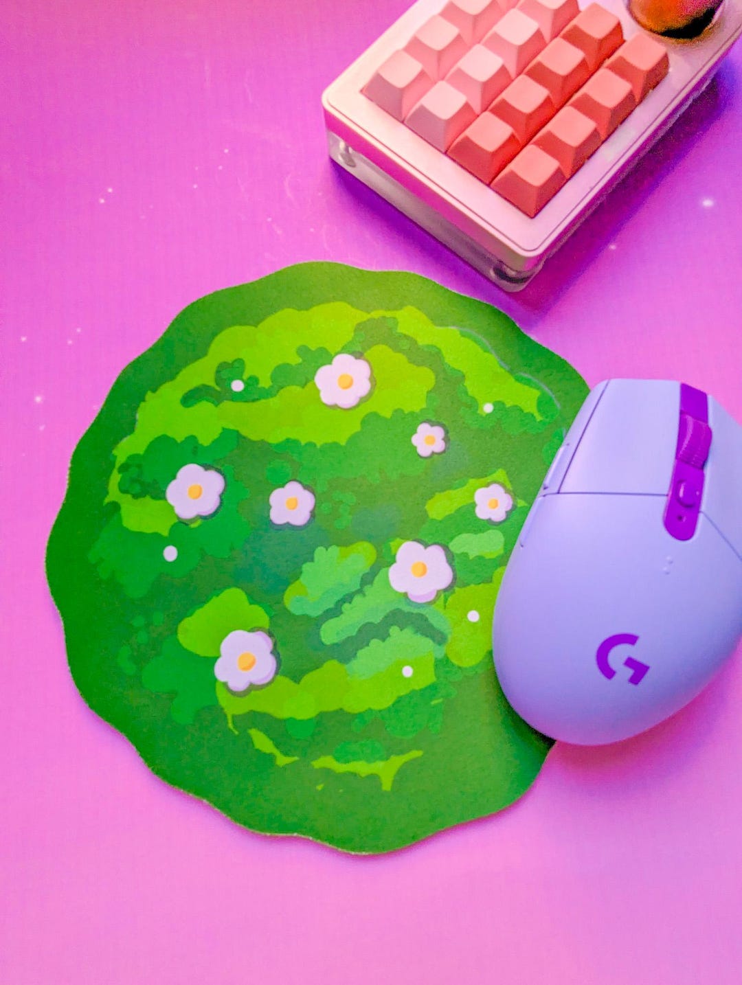 Touch Grass Mouse Pad | Funny Gamer Desk Mat | Pastel Kawaii for Gaming ...
