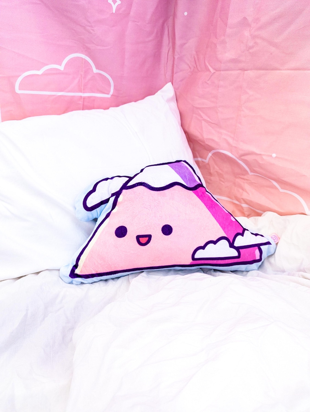 Mount Fuji Kawaii Plushie: Happy Mascot, Cutesewluna Exclusive - Etsy
