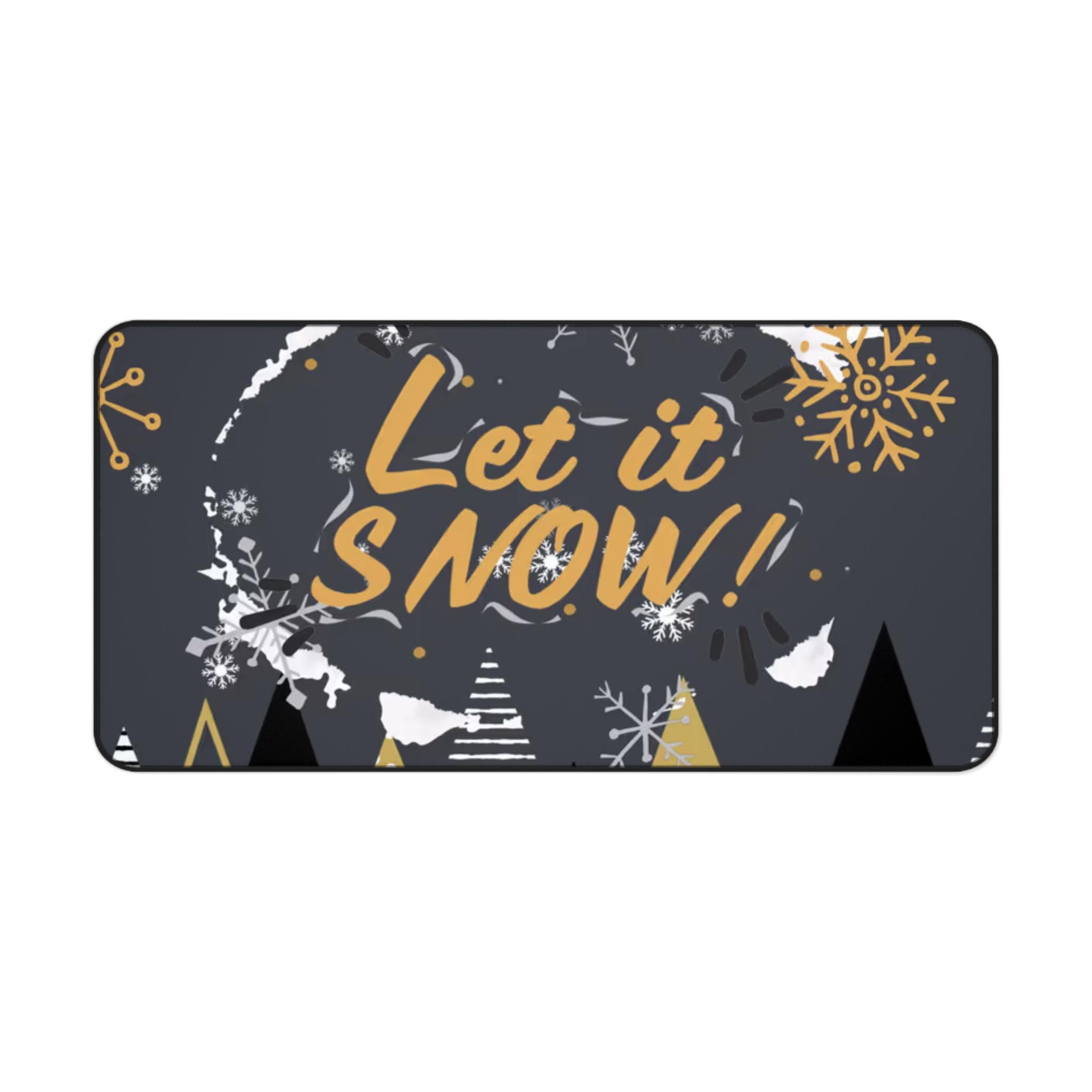 Winter Wonderland Gaming Mouse Pad Artistic Desk Accessories Non-slip ...