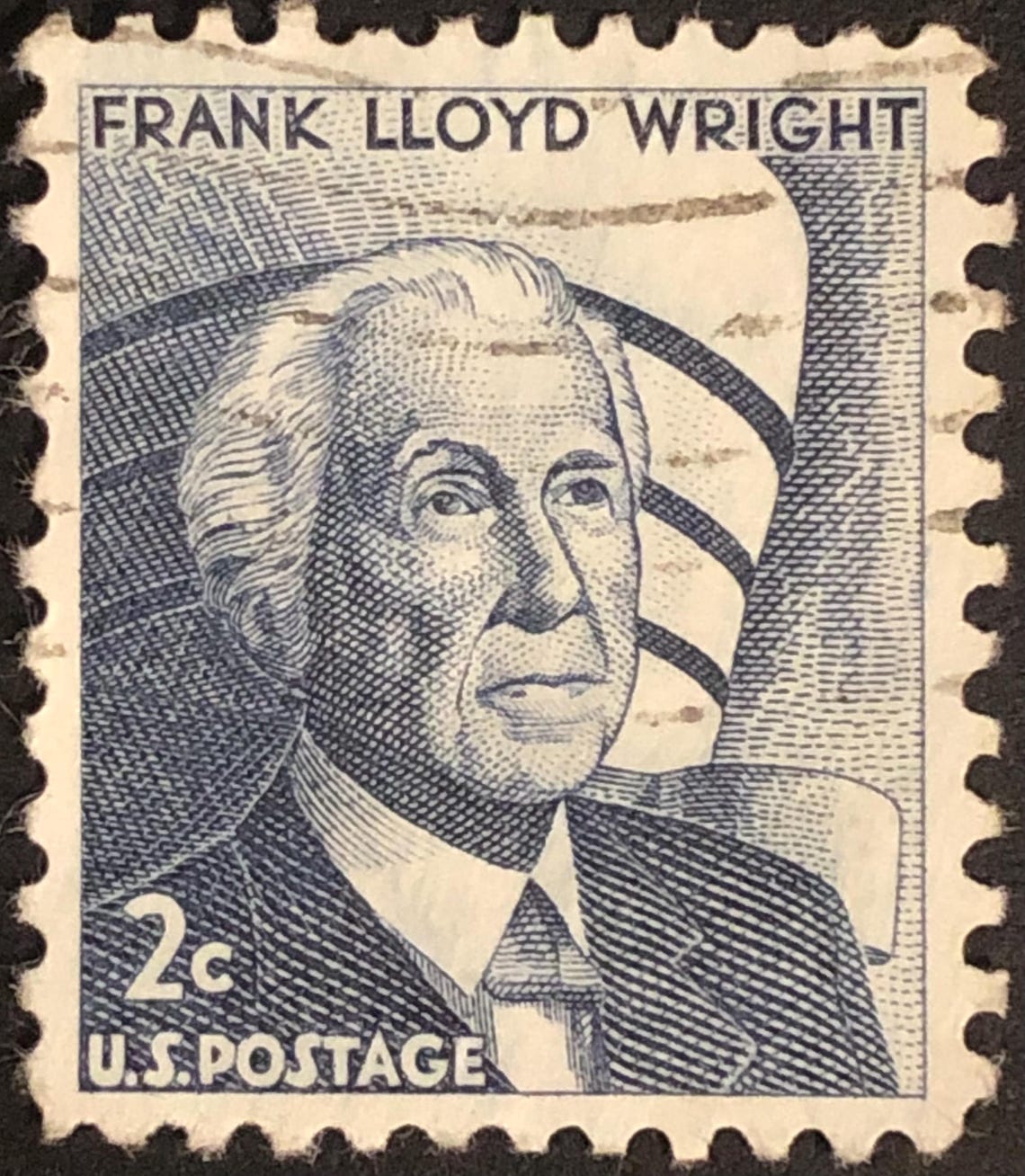 Frank Lloyd Write Us , Stamp N2 Acceptable Condition Nice Colour.. - Etsy