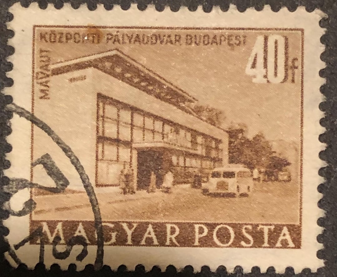 Magyar Posta 40f , Stamp E2 Acceptable Condition Nice Colour. - Etsy
