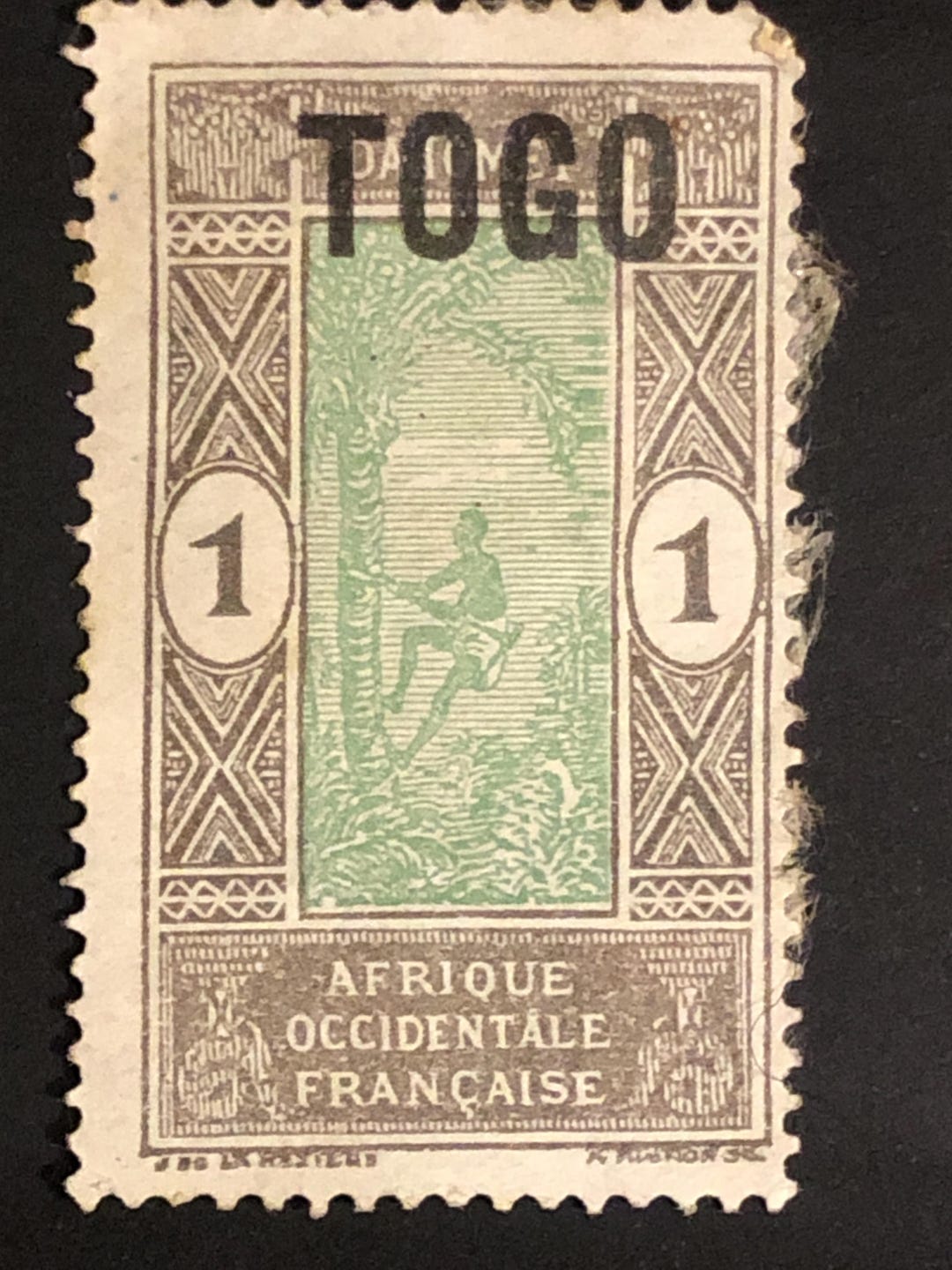 Togo 1c , Stamp E1 Acceptable Condition Nice Colour - Etsy