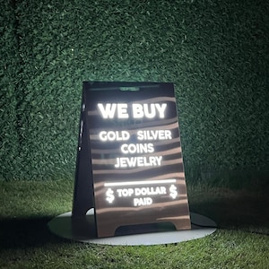 Custom A Frame Sign, Double Sided Sign, Businnes Sign, Custom Sidewalk ...