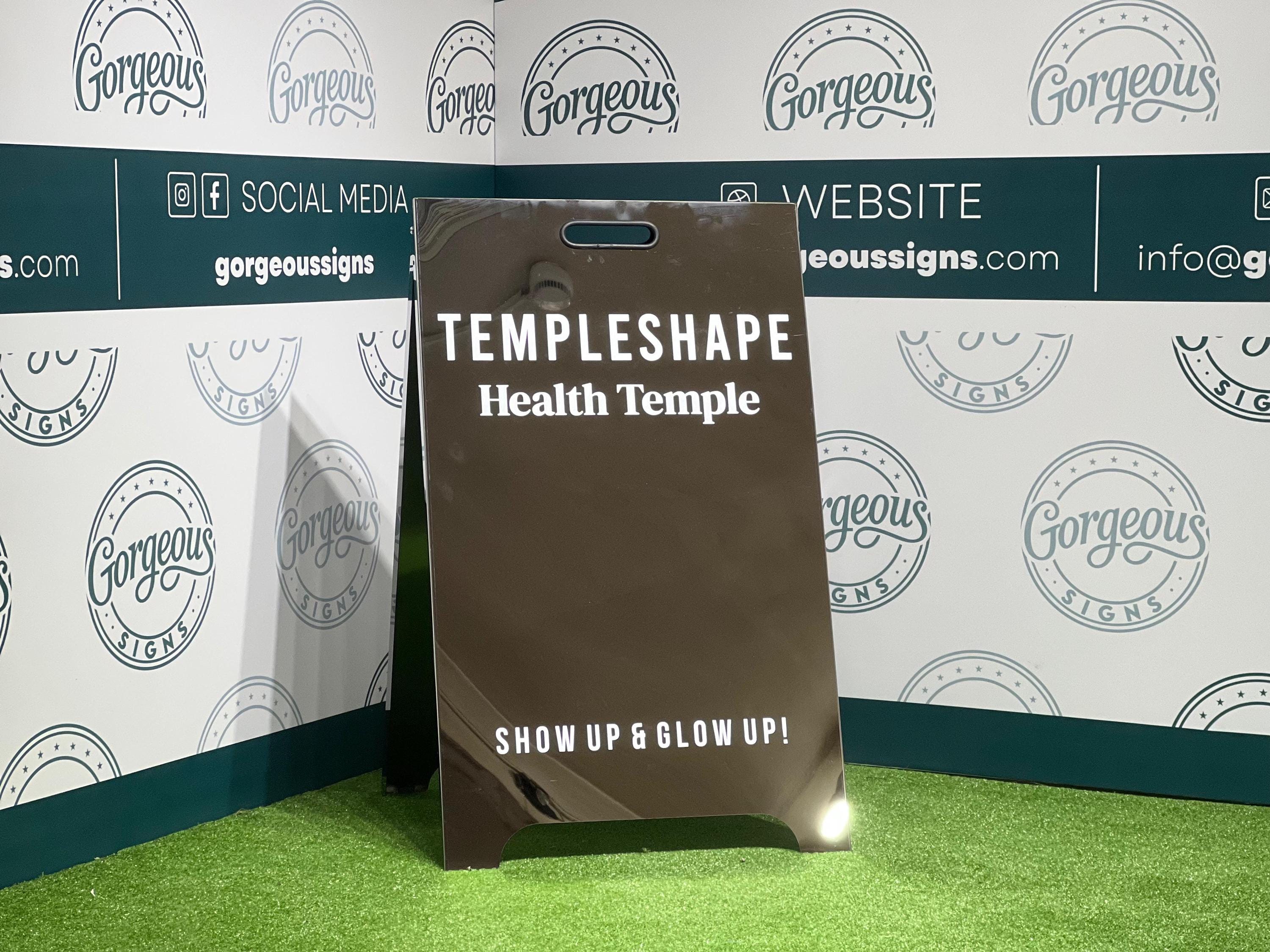 Metal A Frame Sign, Sidewalk Sign, Sandwich Board Sign for Businnesses ...