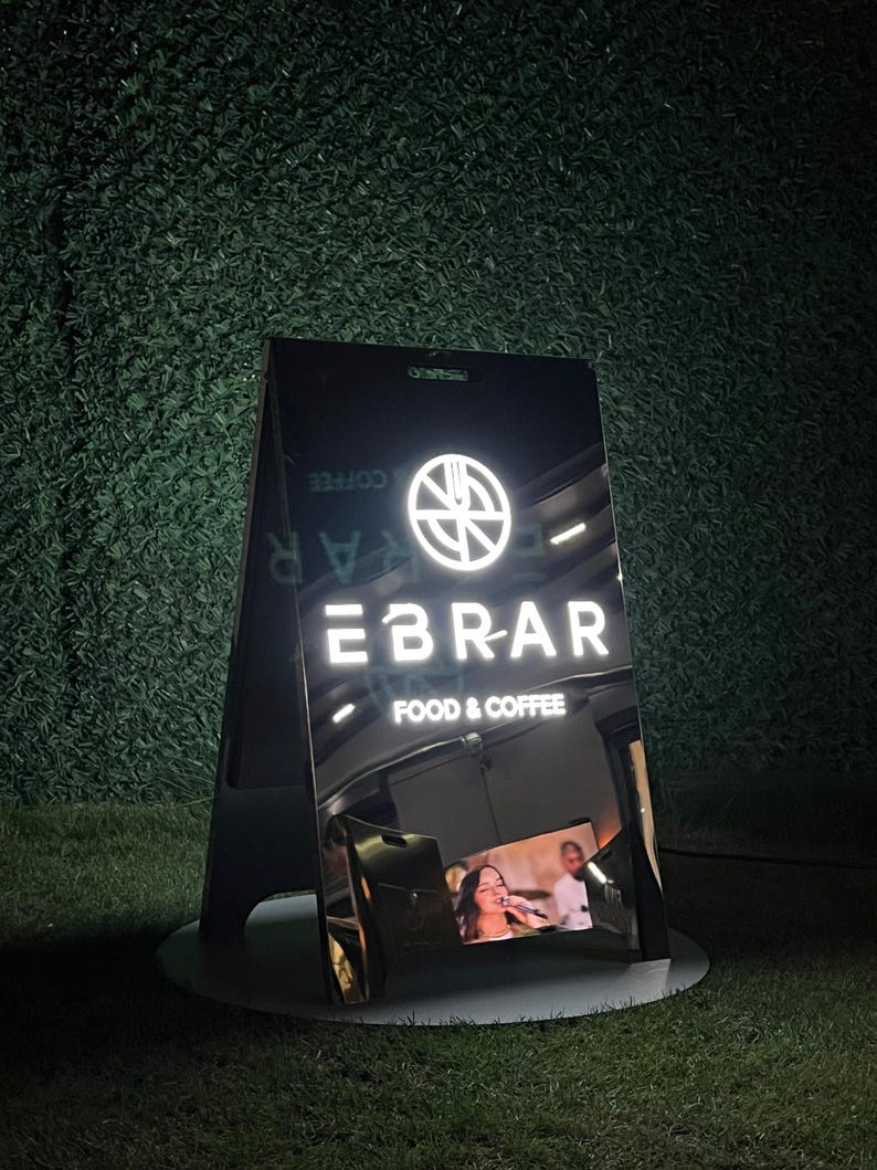 Custom A Frame Sign, Double Sided Sign, Businnes Sign, Custom Sidewalk ...