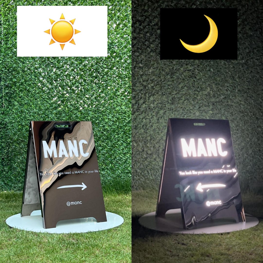 Metal A Frame Sign, Sidewalk Sign, Sandwich Board Sign for Businnesses ...