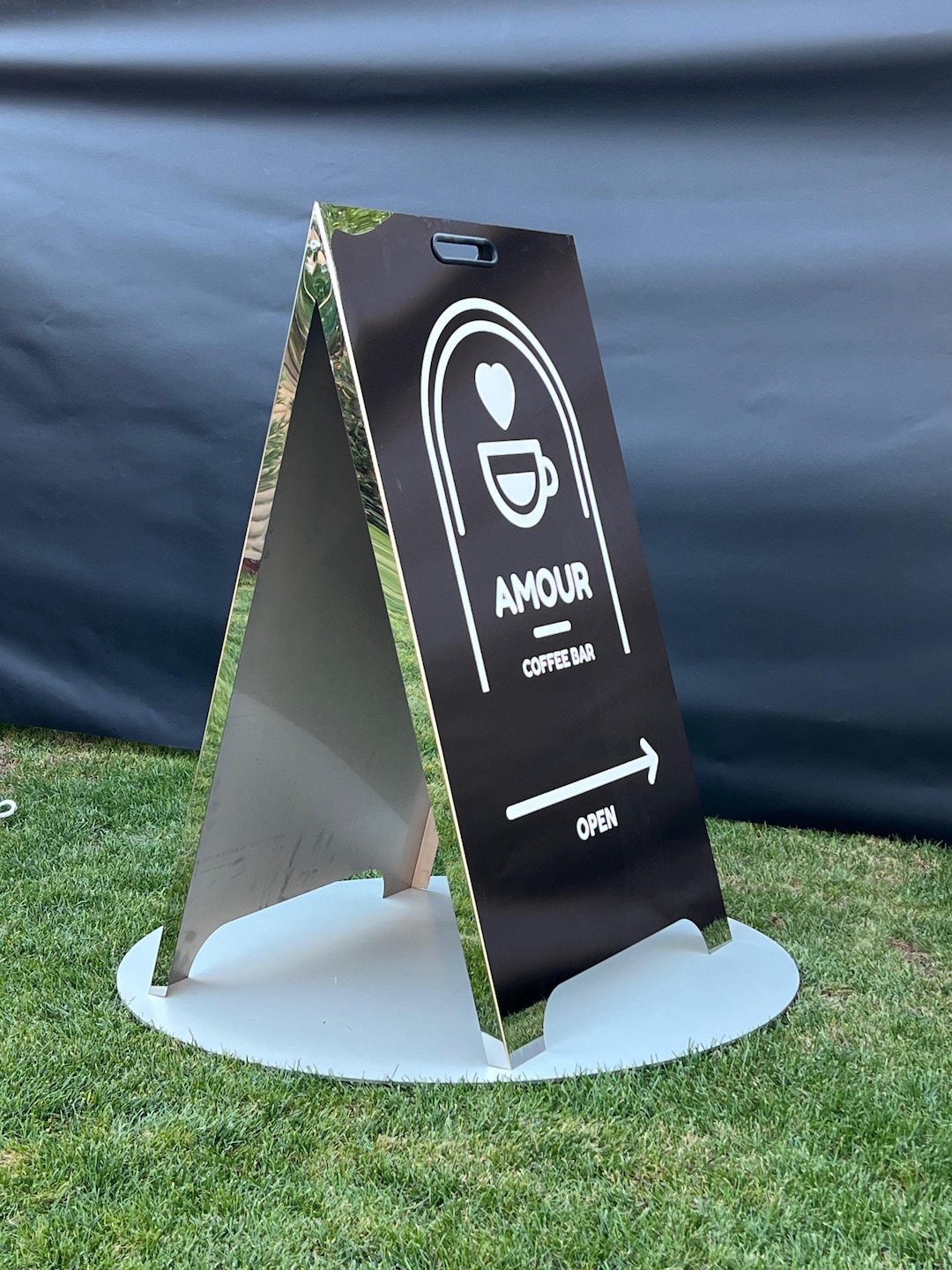 Metal A Frame Sign, Sidewalk Sign, Sandwich Board Sign for Businnesses ...