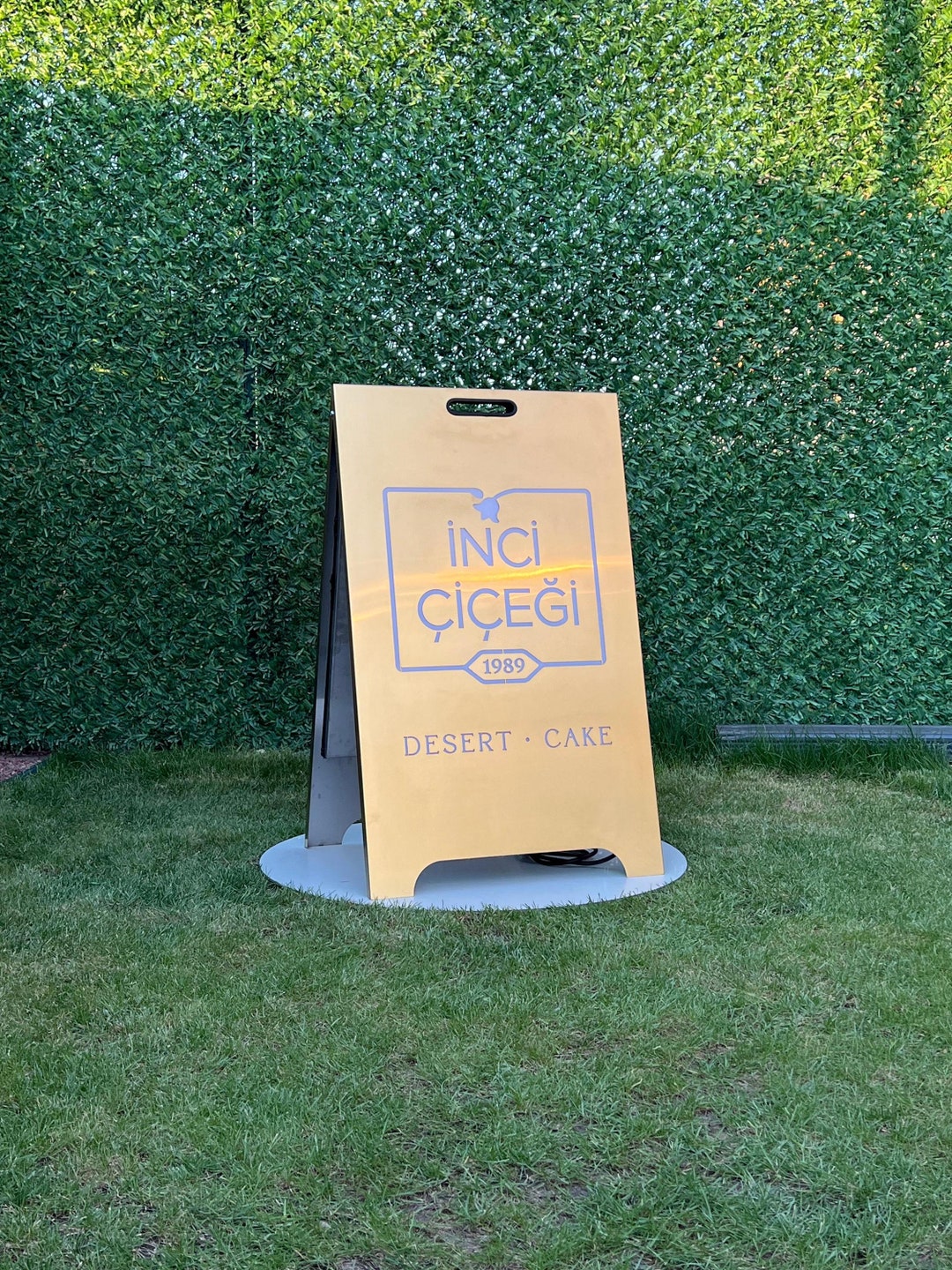 A Frame Sign, Sidewalk Sign, Custom Metal Sign, Pavement Sign, Sign for ...
