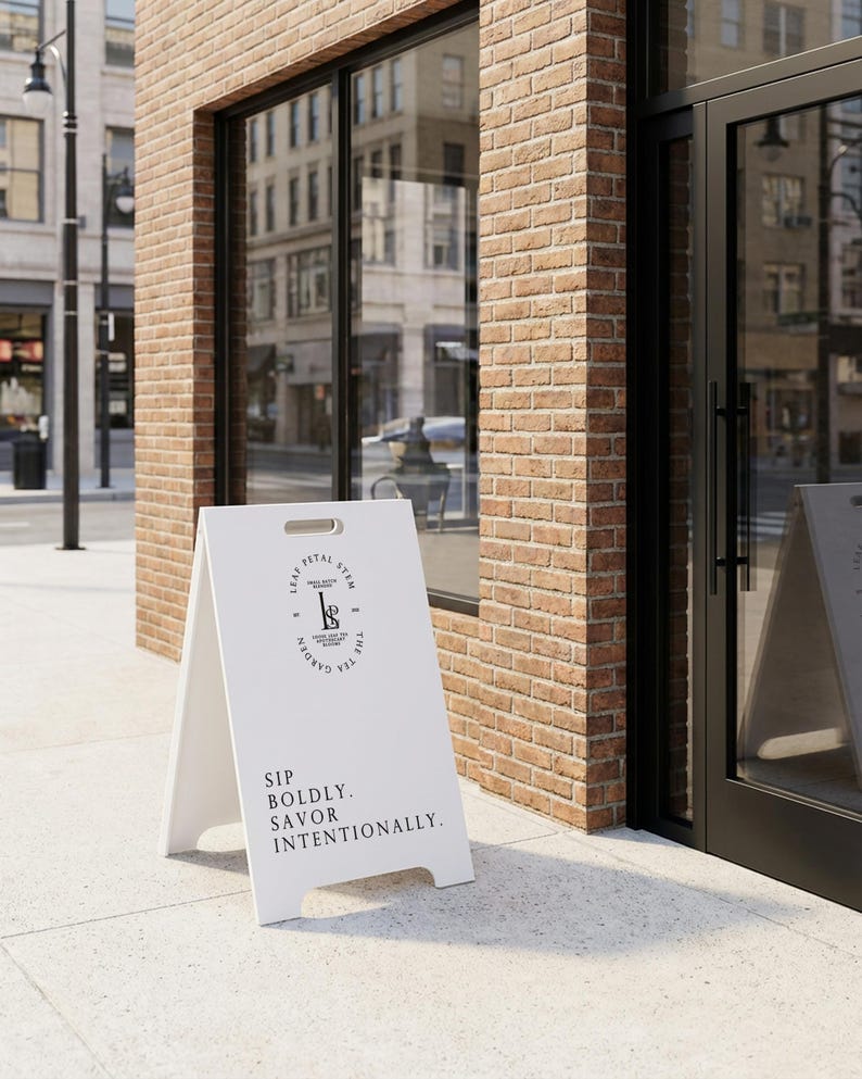 Metal Sidewalk A Frame | Custom Shop Sign | Weatherproof Double Sided ...