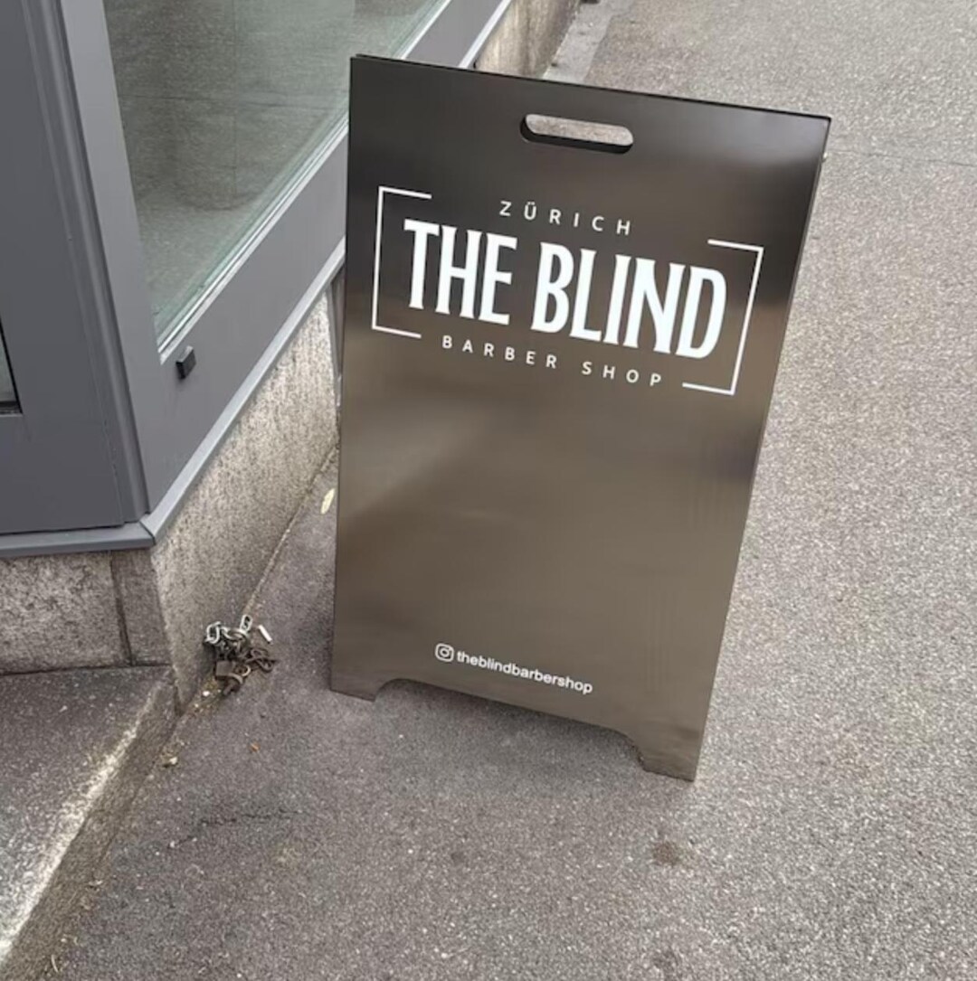 Double-sided Pavement Board, Premium A-frame Sign, Weatherproof ...