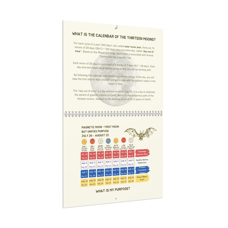 Moon Calendar - Etsy