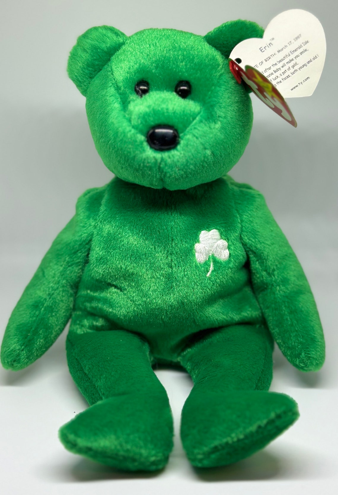 Rare Erin Beanie Baby - Etsy