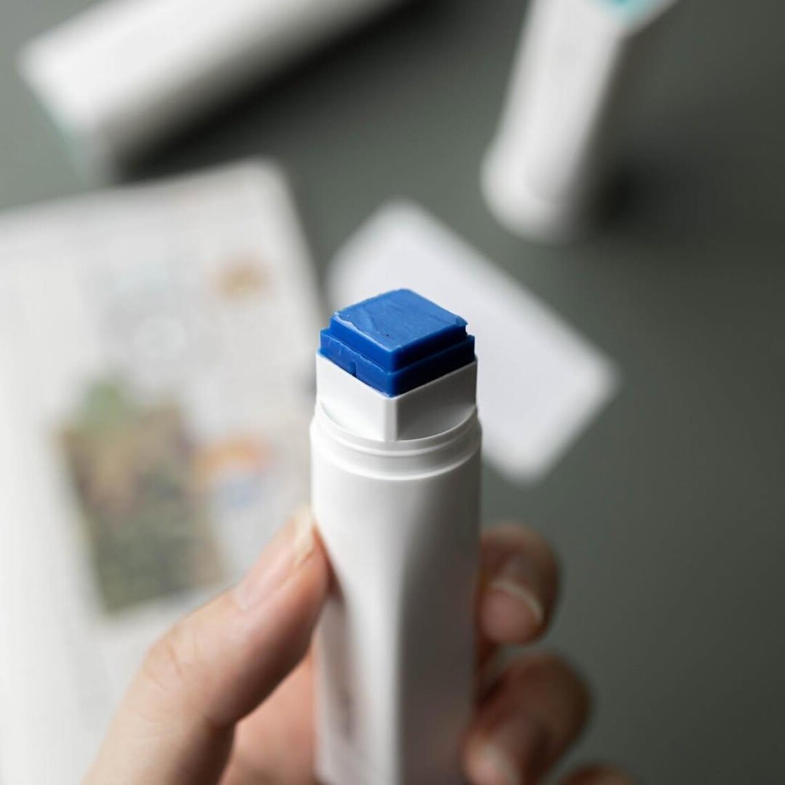 KOKUYO GLOO Glue Stick Disappearing Blue - Back to School Arts Office ...