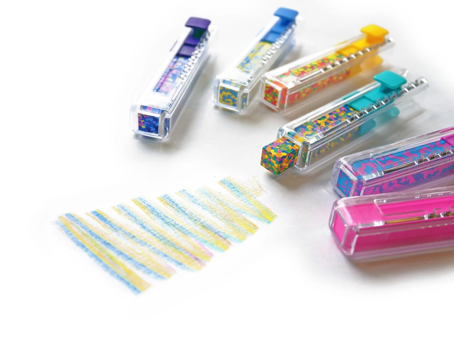Midori Decoration Crayons / Smooth & Vibrant Multi Marble Colours ...