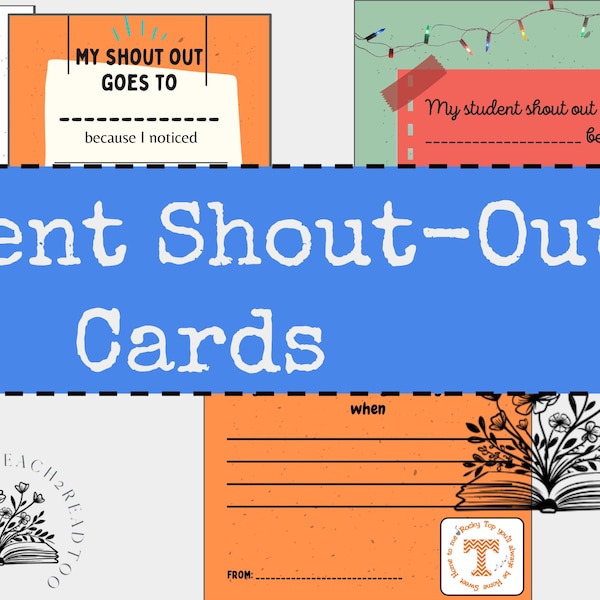 Shout Out Cards - Etsy