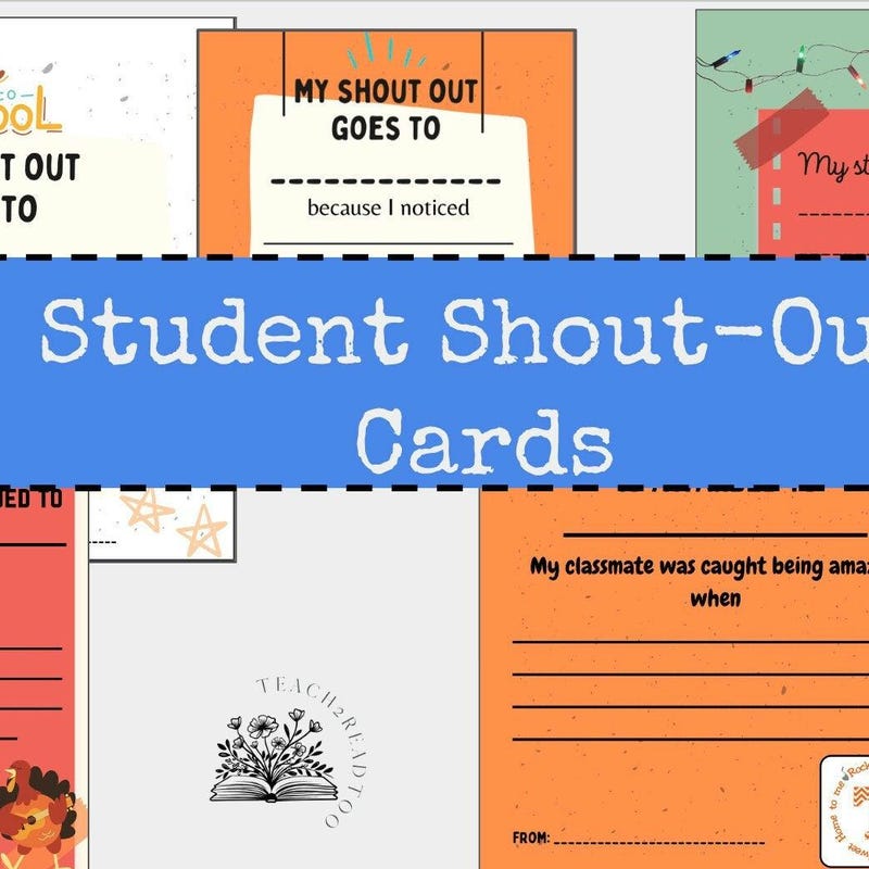 Shout Out Cards - Etsy