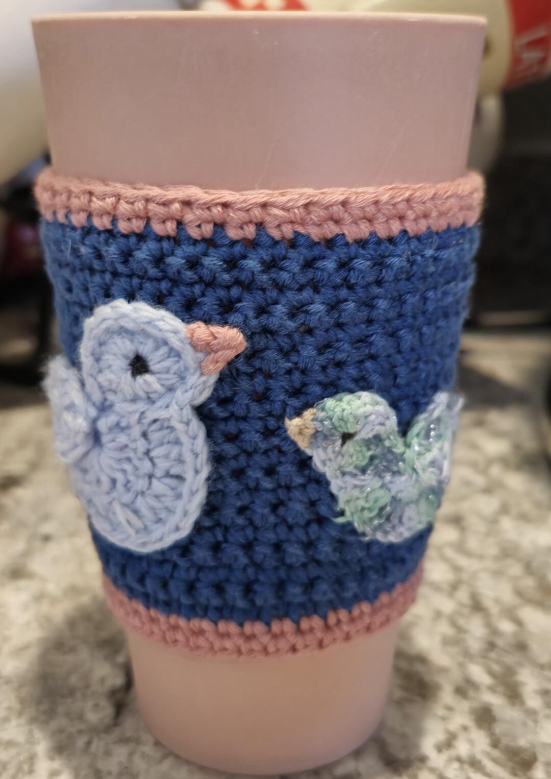 Hot Beverage Koozie - Birds - Etsy