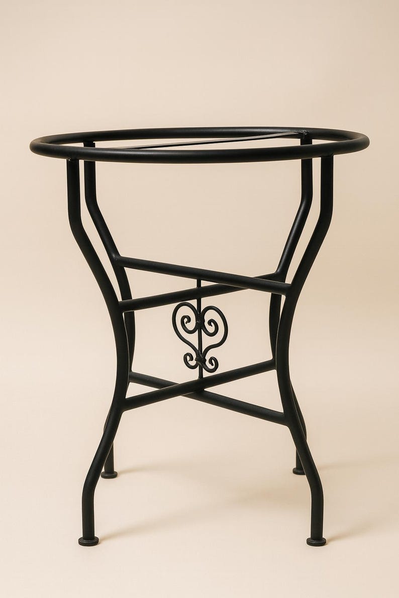 Moroccan Zellige Round Table | Handmade Fez Mosaic Coffee and Dining ...