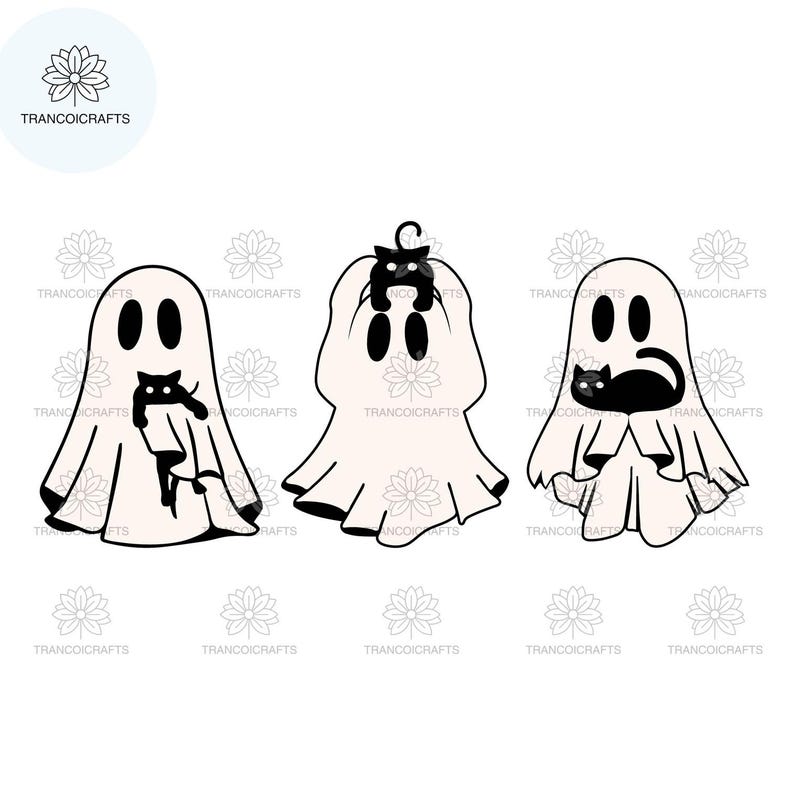 Halloween Cat Svg - Etsy