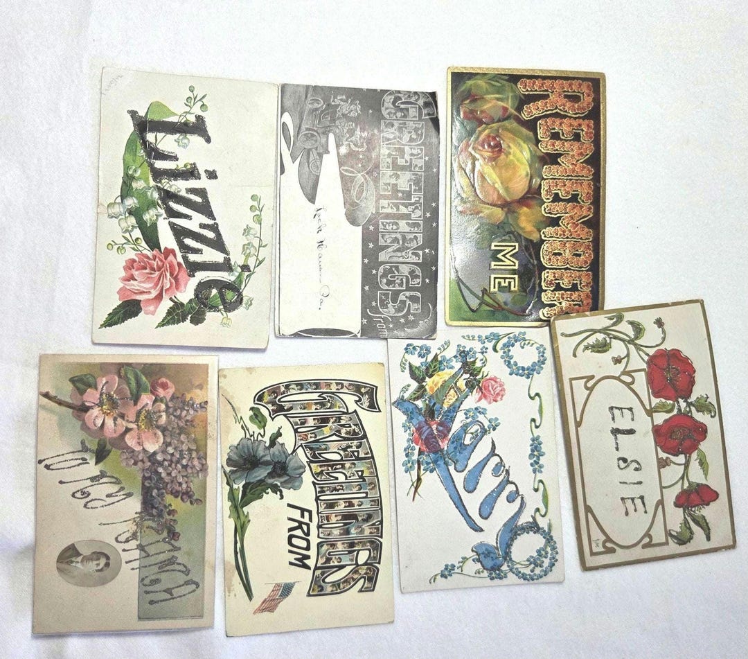 Vintage Postcards 1910-1920 - Etsy