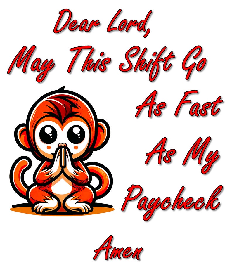 Funny Animals Shift Paycheck PNG - Cat, Dog, Frog Designs (digital ...